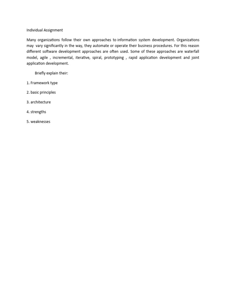 Ass Pdf Software Development Process Agile Software Development