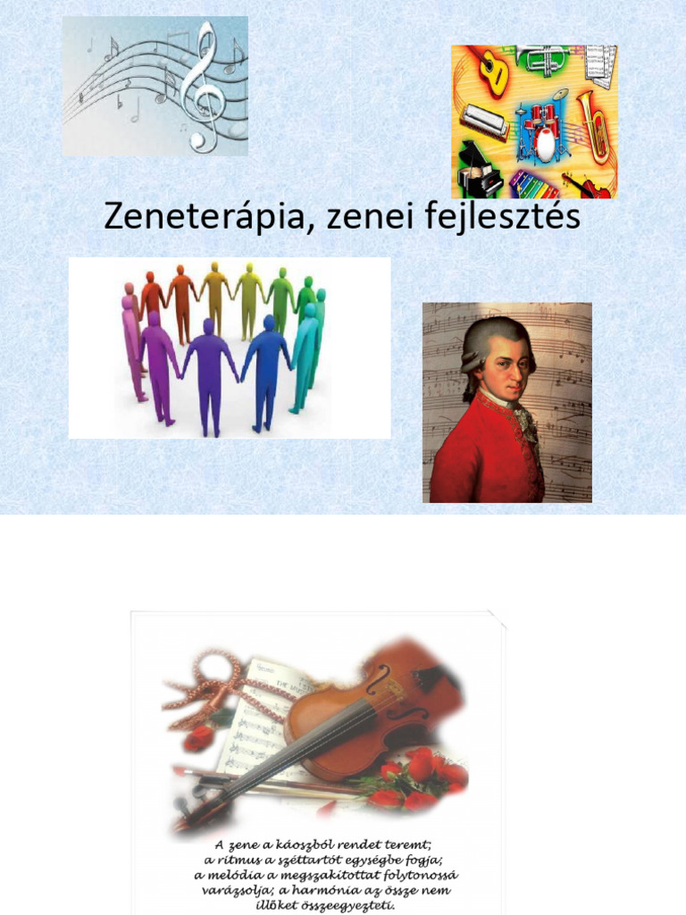 Zeneterápia, Zenei Fejlesztés | PDF
