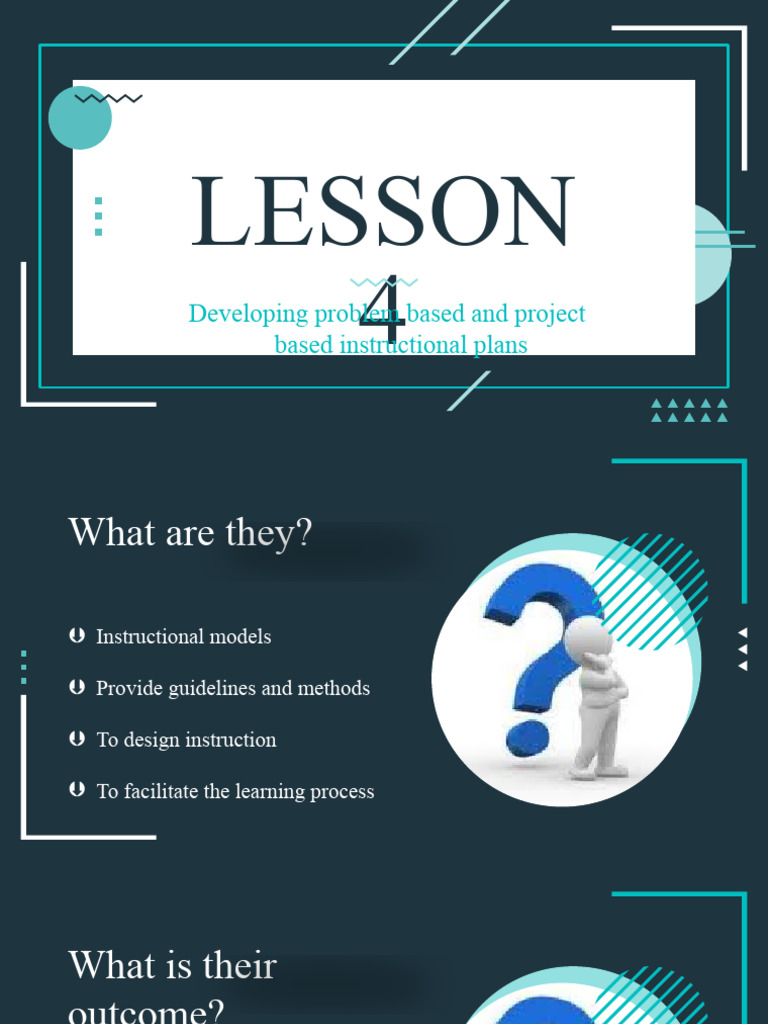 Project vs. Problem-Based Learning Guide | PDF | Cognition | Human Communication