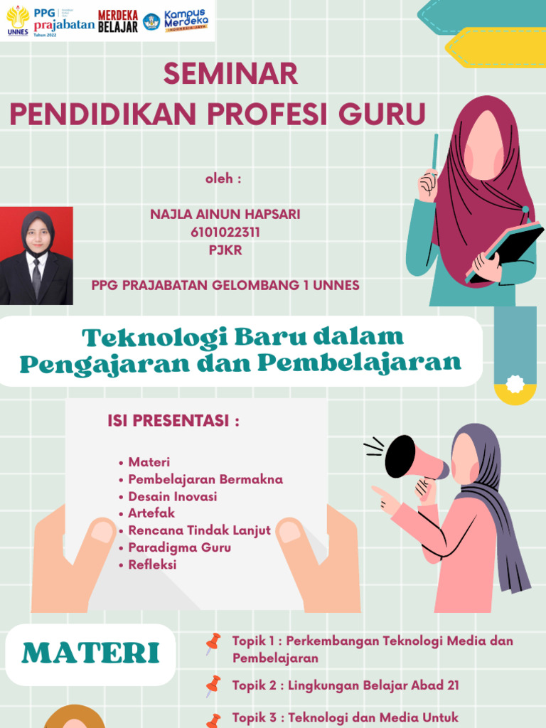 Ujian Seminar PPG - Najla Ainun Hapsari | PDF | Seni