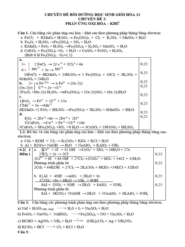 Chương 2 - PH N NG Oxi Hóa KH | PDF
