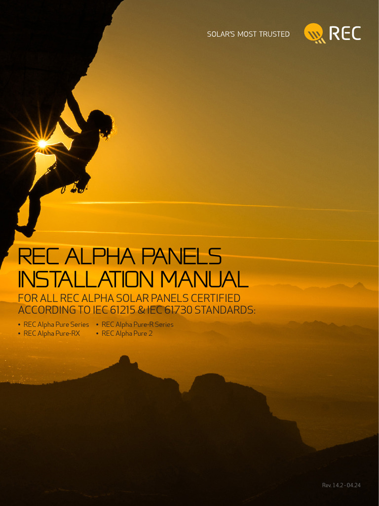 Im Rec Alpha Panels en | PDF | Electrical Connector | Solar Panel