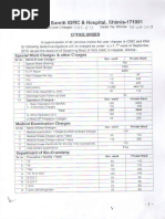 AIIMS Revised Rate List | PDF | Blood Plasma | Luteinizing Hormone