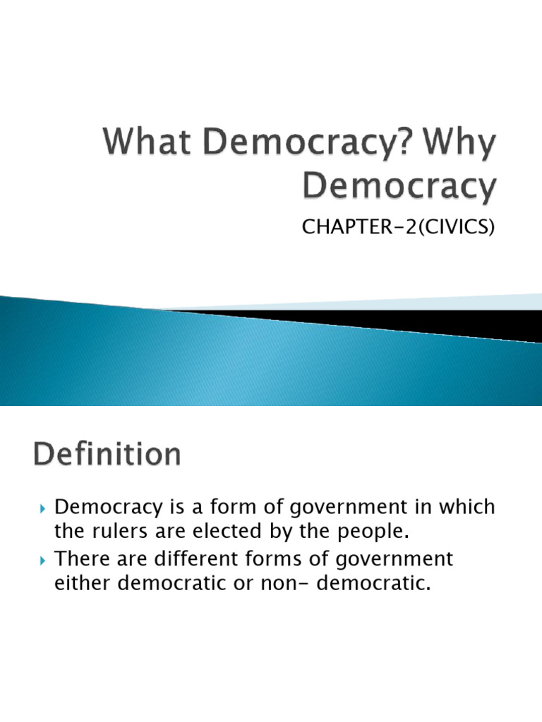 What Democracy | PDF | Democracy | Political Ideologies