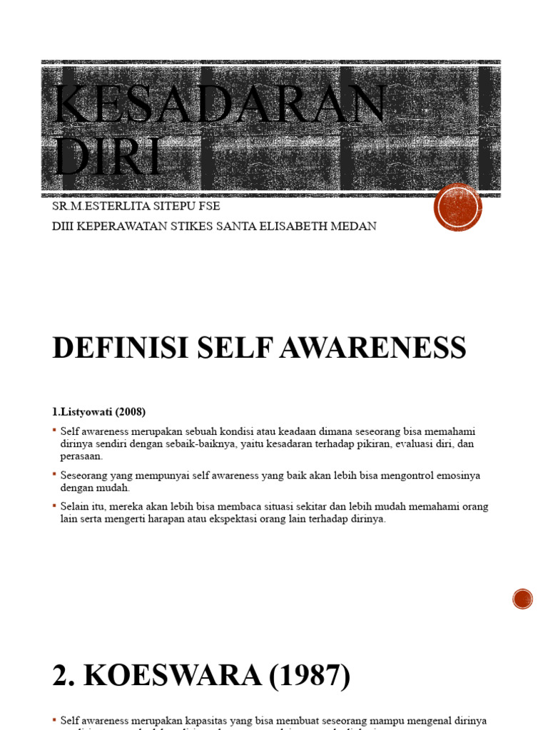 Kesadaran Diri | PDF