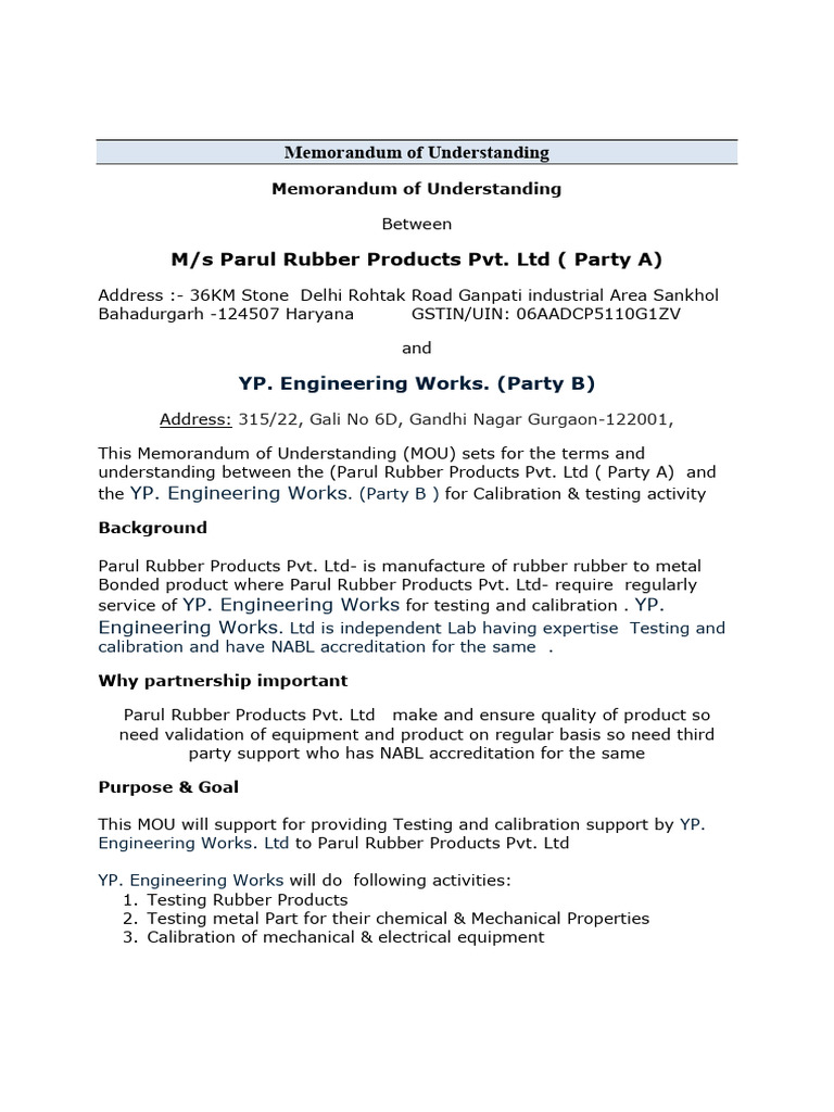 Mou Yp Engineering. | PDF
