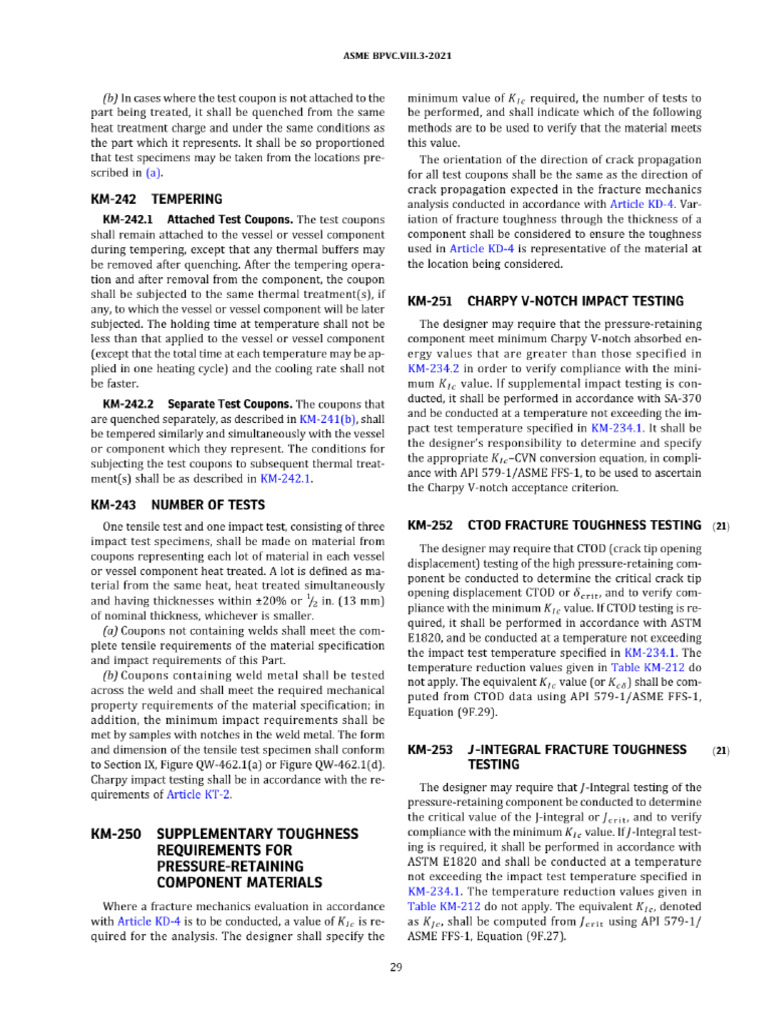 Asme BPVC 2021 Section Viii Div3 - Part2 | PDF