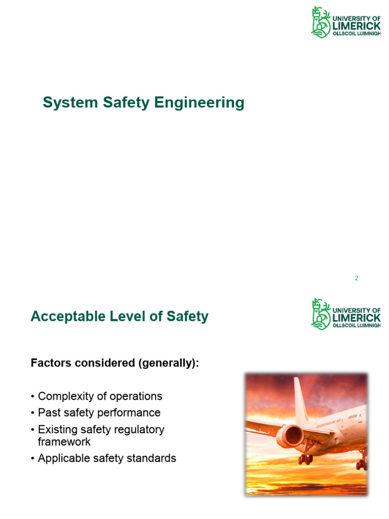Aircraft System Safety Analysis | PDF | Safety | System