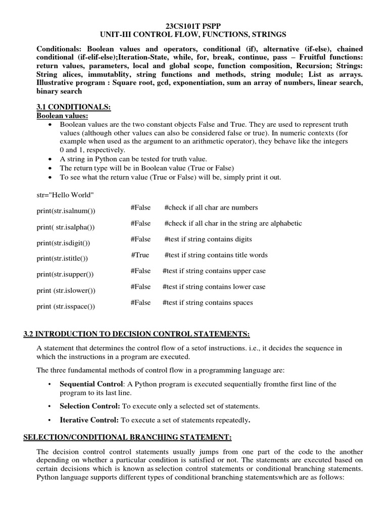 23CS101T PSPP - Unit 3 | PDF | Parameter (Computer Programming ... 23CS101T PSPP - Unit 3 | PDF | Parameter (Computer Programming ...
