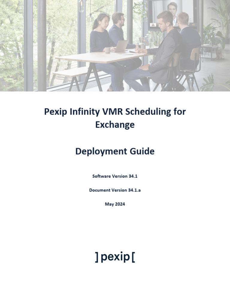 Pexip Infinity VMR Scheduling Exchange Deployment Guide V34.1.a | PDF | Microsoft Outlook ...