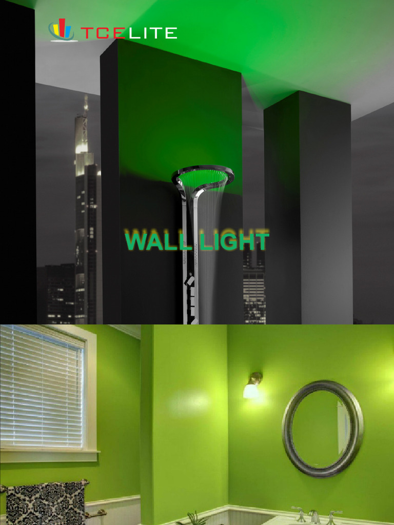Tce Wall Lamp | PDF | Light Emitting Diode | Incandescent Light Bulb