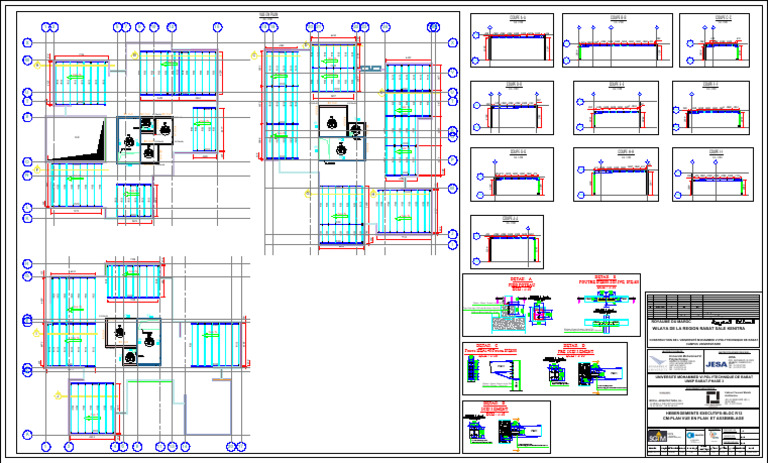 EXE_CM_PLN_2018_E_R12_PLAN VUE EN PLAN ET ELEVATION ET ASSEMBLAGEM_ | PDF