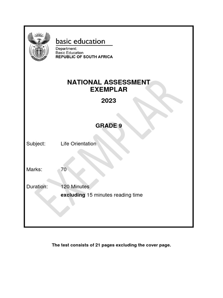 Grade 9 Life Orientation English | PDF | Violence | Anger