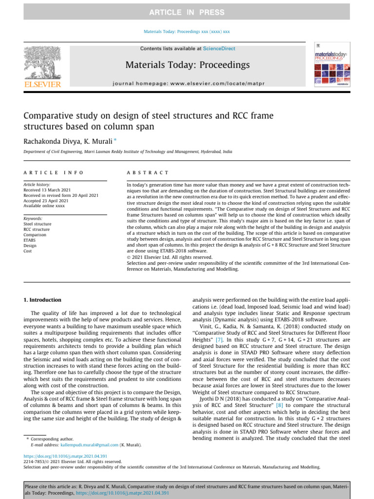 Divya 2021 | PDF | Bending | Beam (Structure)