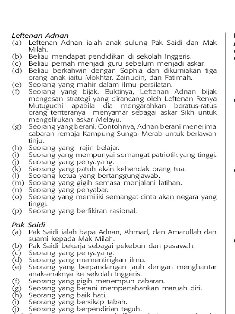 Nota Komsas Tingkatan 5 | PDF