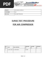 Compressor Start Procedure | PDF