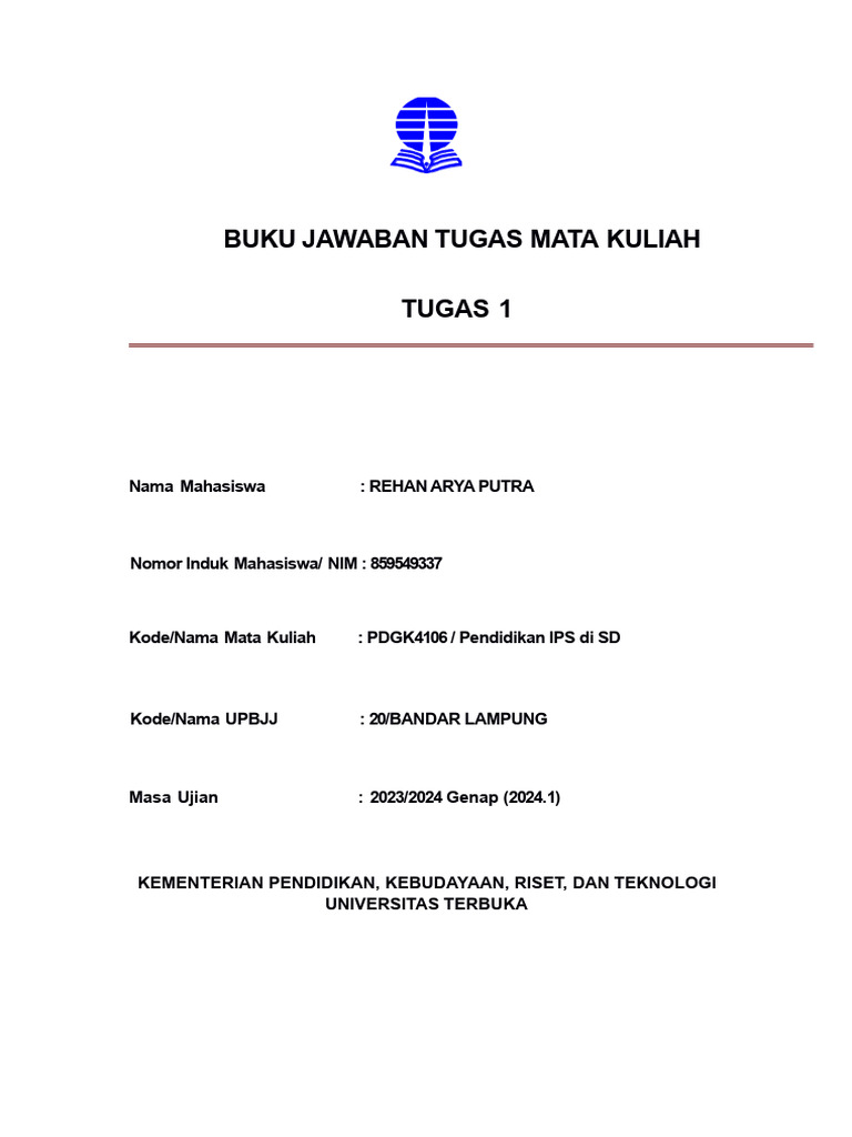 TMK 1 Pendidikan IPS Di SD | PDF | Karier & Perkembangan | Kesehatan Holistik