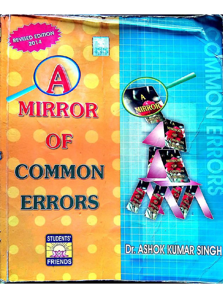 A Mirror of Common Errors by DR Ak Singh Sscpotcompdf Compress | PDF
