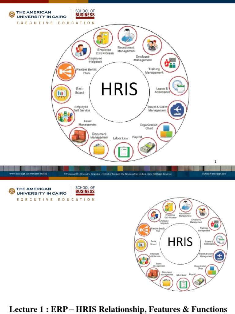 Chapter - 1 - ERP - HRIS Relatyionship, Features and Functions | PDF ...