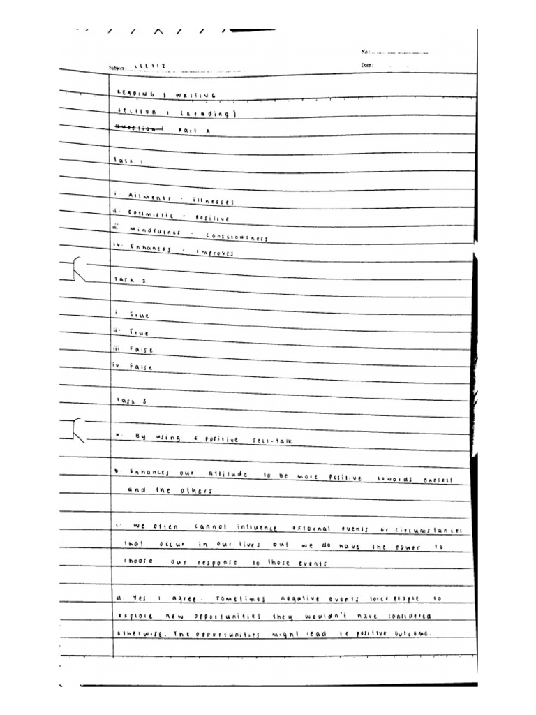 LCC Reading and Writing | PDF