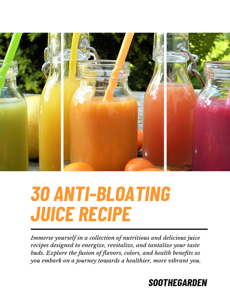 Anti-Bloating Juice Recipe A4 | Download Free PDF | Beetroot | Berry