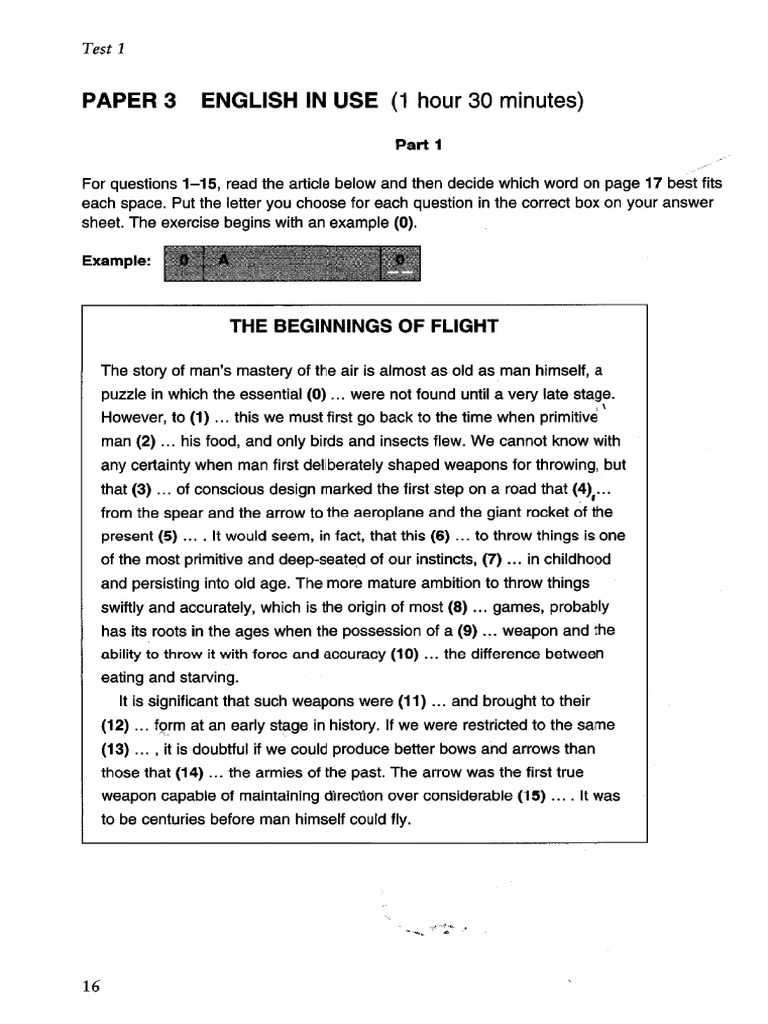 CAE 3 Use of English | PDF