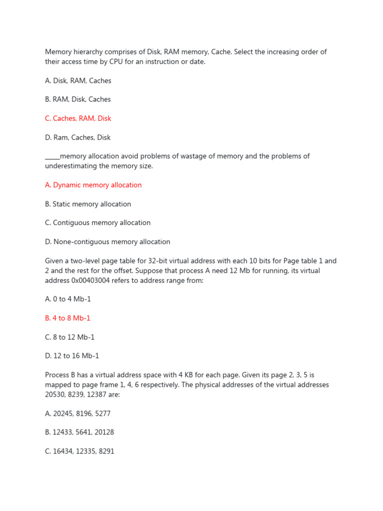 Quanlybonho | PDF | Computer Data Storage | Cpu Cache