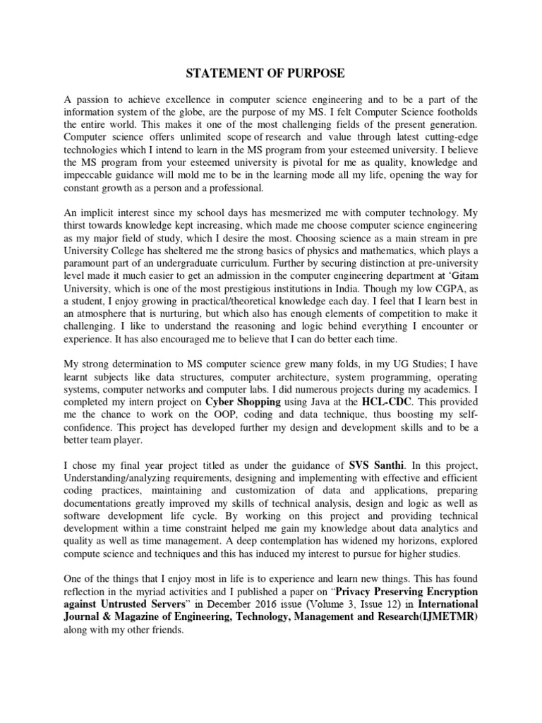 SOP_CS_1 | PDF | Science | Computer Science