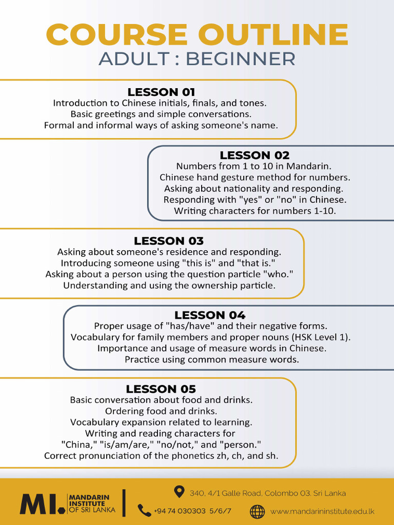 Course Outline | PDF