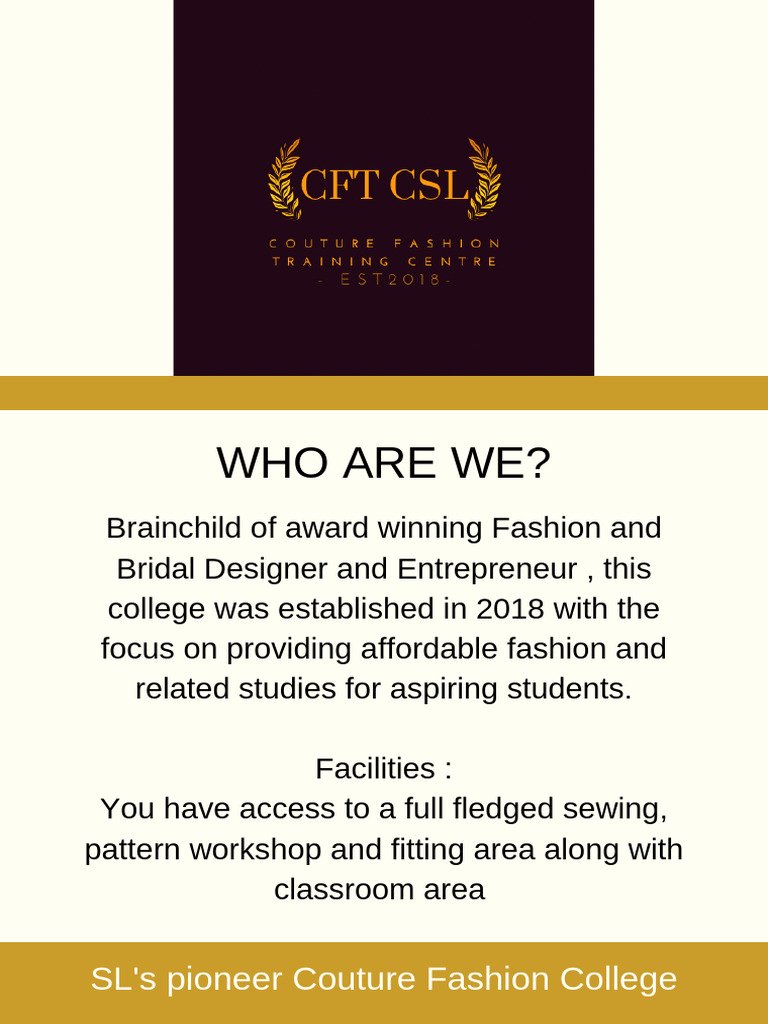 Affordable Fashion Studies Bridging Course | PDF
