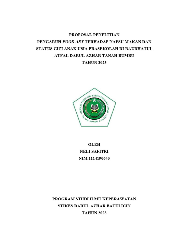 Alhamdulillah Acc Proposal Neli | PDF
