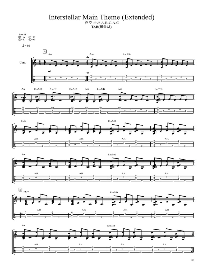 Interstellar Main Theme Extended | PDF