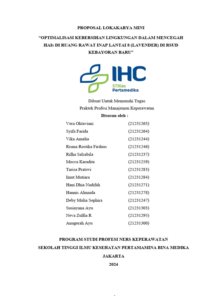 Proposal Lokmin LT 8 Terbaru | PDF