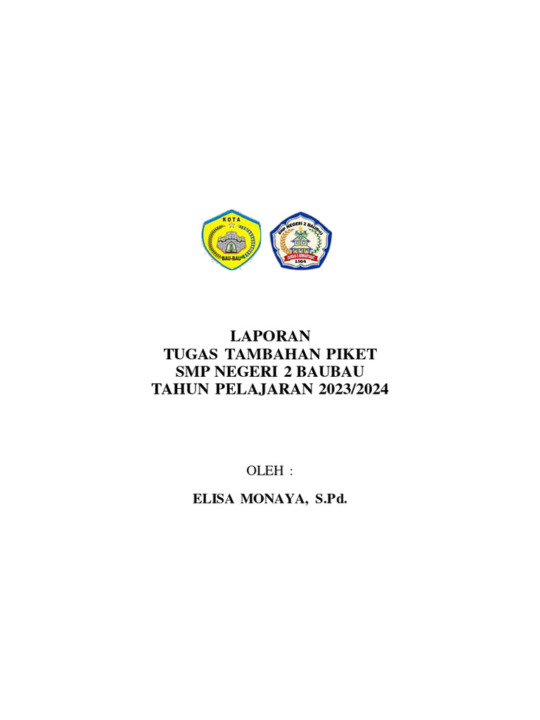 Laporan Piket Genap 2023-2024 | PDF