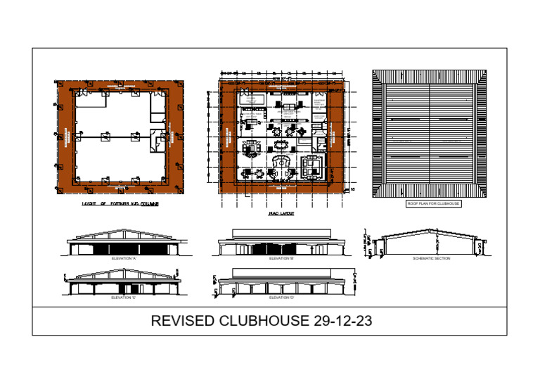 Clubhouse Architectural Plans and Layouts | PDF | Gaming
