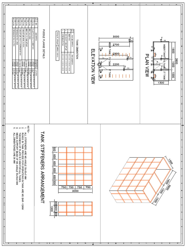 23 KLD STP Fabrication Drawing | PDF