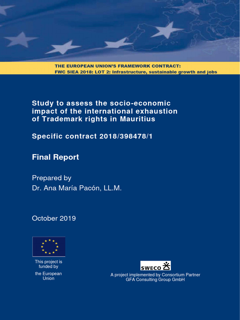 Gfa Final Report Final | PDF | Trips Agreement | Intellectual Property