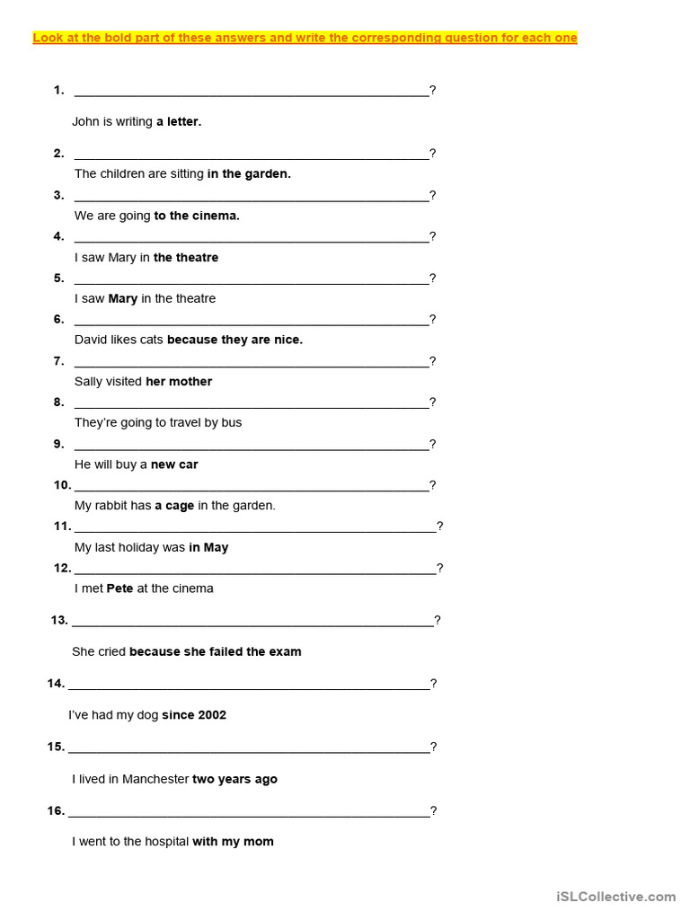 Mixed Tenses - Questions | PDF