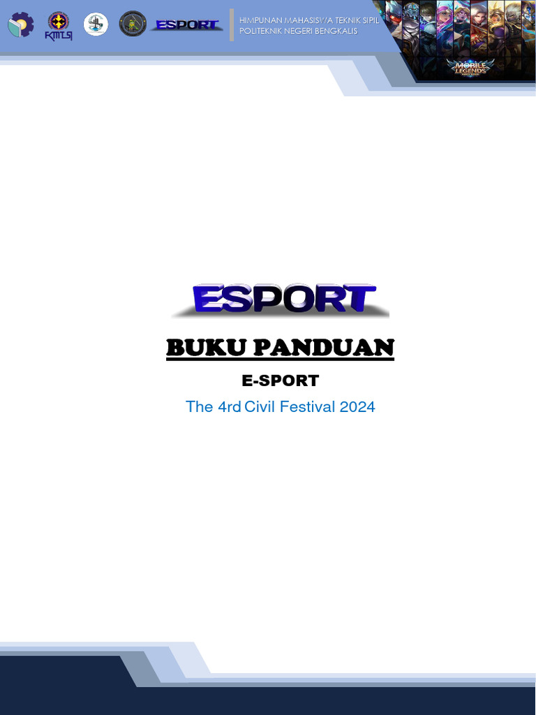 Buku Panduan Esport 2024 (1) (1) - 1 | PDF | Bisnis | Pengelolaan Keuangan & Uang