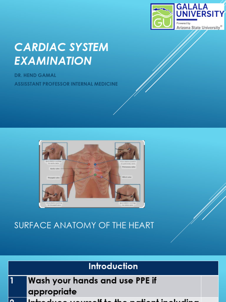 Cardiac Examination | Download Free PDF | Heart | Lung