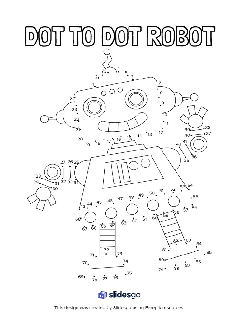 Dot To Dot Robot | PDF