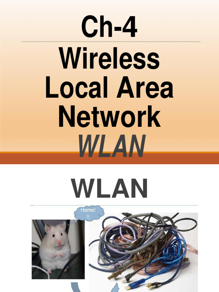 Ch 4 Wireless Lans Pdf Wireless Lan Ieee 802 11
