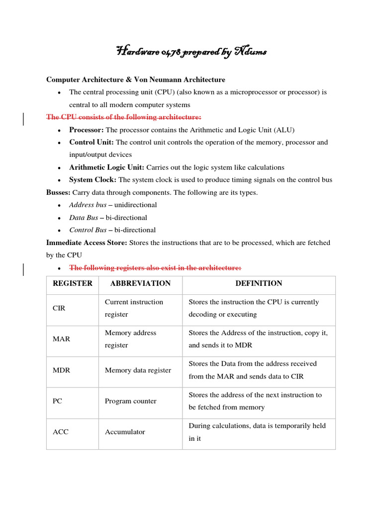 Hardware Notes | PDF | Central Processing Unit | Image Scanner Hardware Notes | PDF | Central Processing Unit | Image Scanner