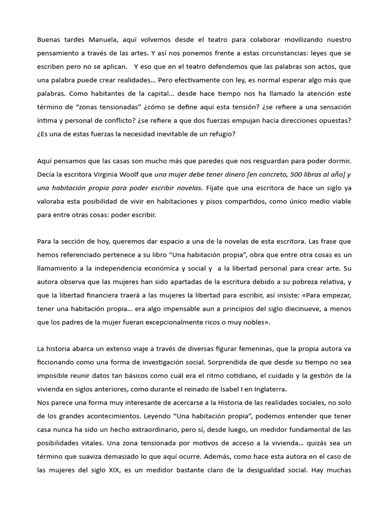 Ley De La Clase 18 Abril Pdf Una Habitación Propia