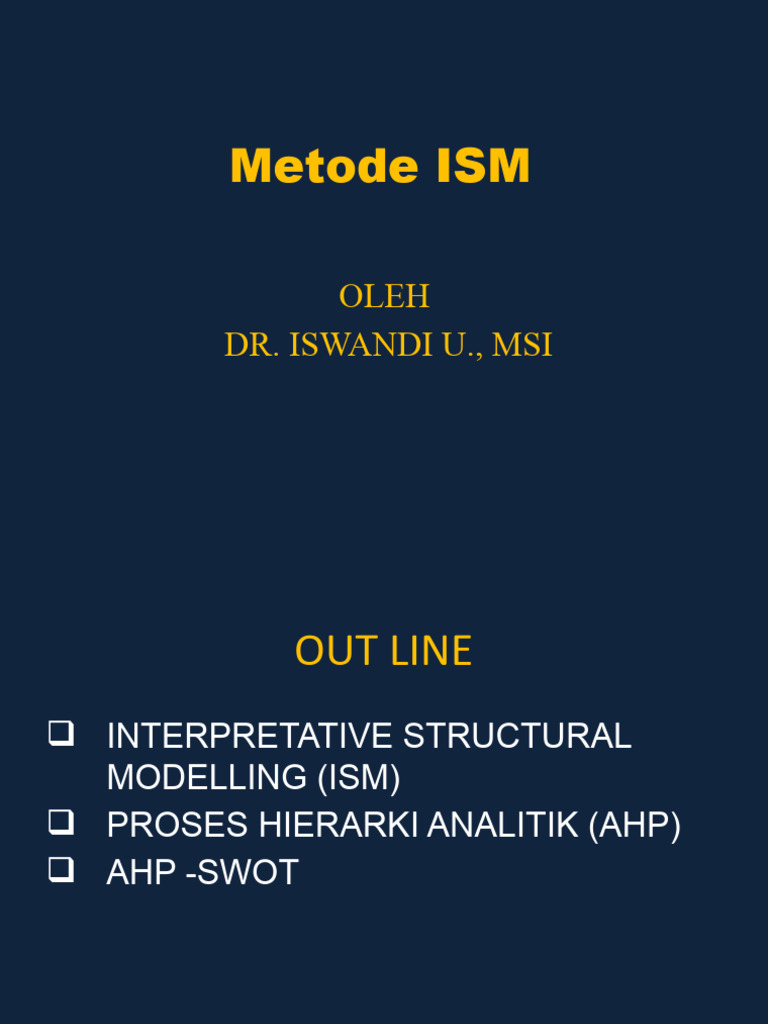 Pelatihan Sistem Ism | PDF