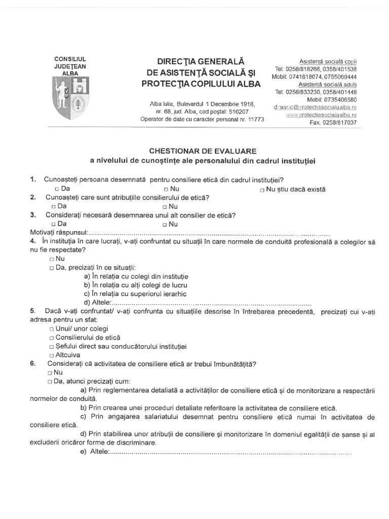 Chestionar-de-evaluare | PDF