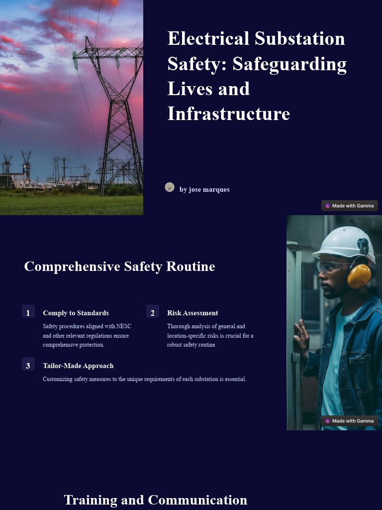 Substation Safety Essentials | PDF | Personal Protective Equipment ...