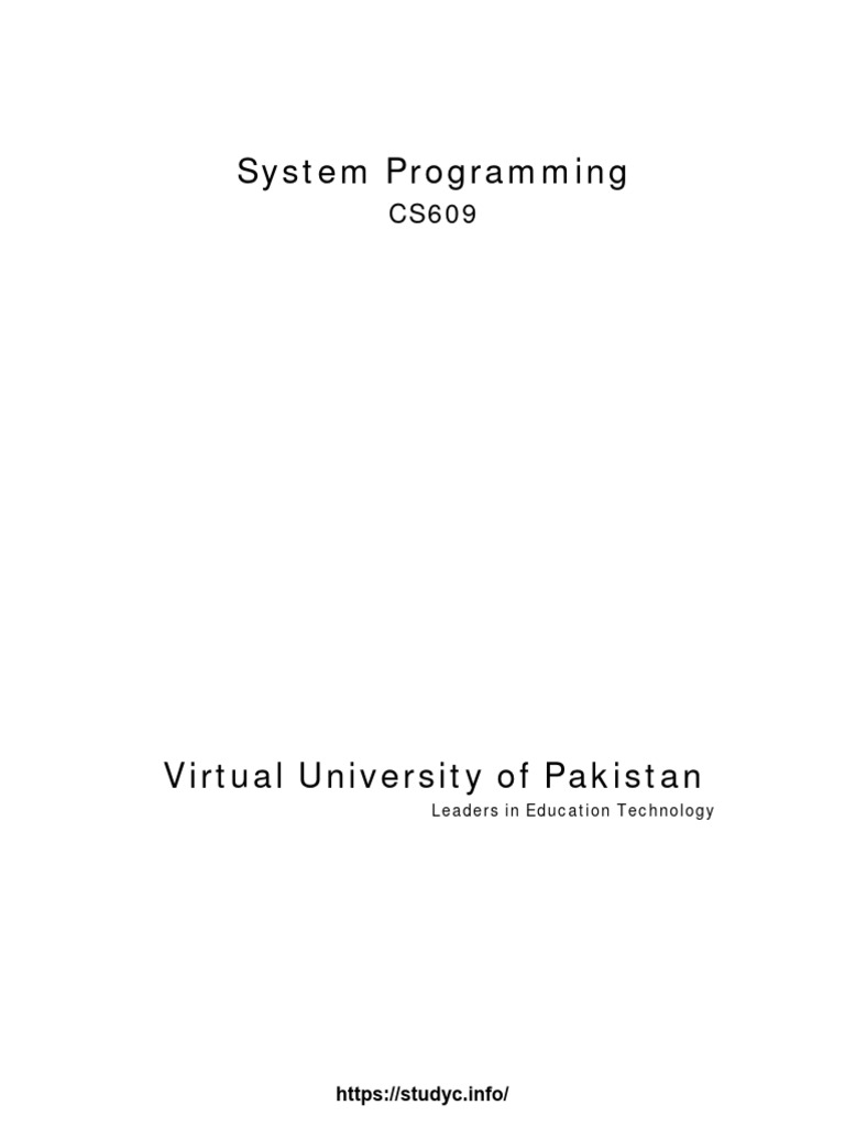 CS609 Handouts PDF | PDF | Input/Output | Pointer (Computer Programming) CS609 Handouts PDF | PDF | Input/Output | Pointer (Computer Programming)