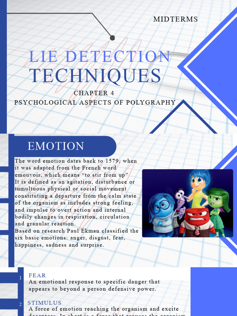Lie Detection Midterms | PDF