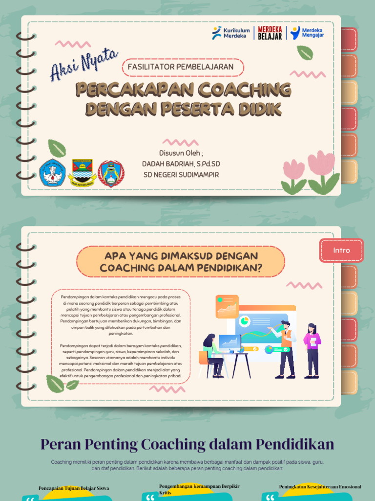 Pecakapan Coaching Dengan Peserta Didik - Compressed | PDF